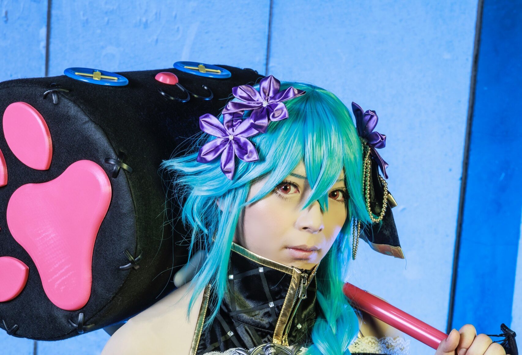 コスプレフォトご紹介【プロジェクト東京ドールズ ましゅまろクロにゃんマー 風 コスプレ用アイテム】 | ZOKJP